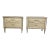 Pair of Painted & Distressed Chests with 2 Drawers | Chairish