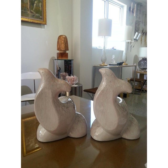 Koi Fish Bookends by Saca of Italy for Ovington's - a Pair | Chairish