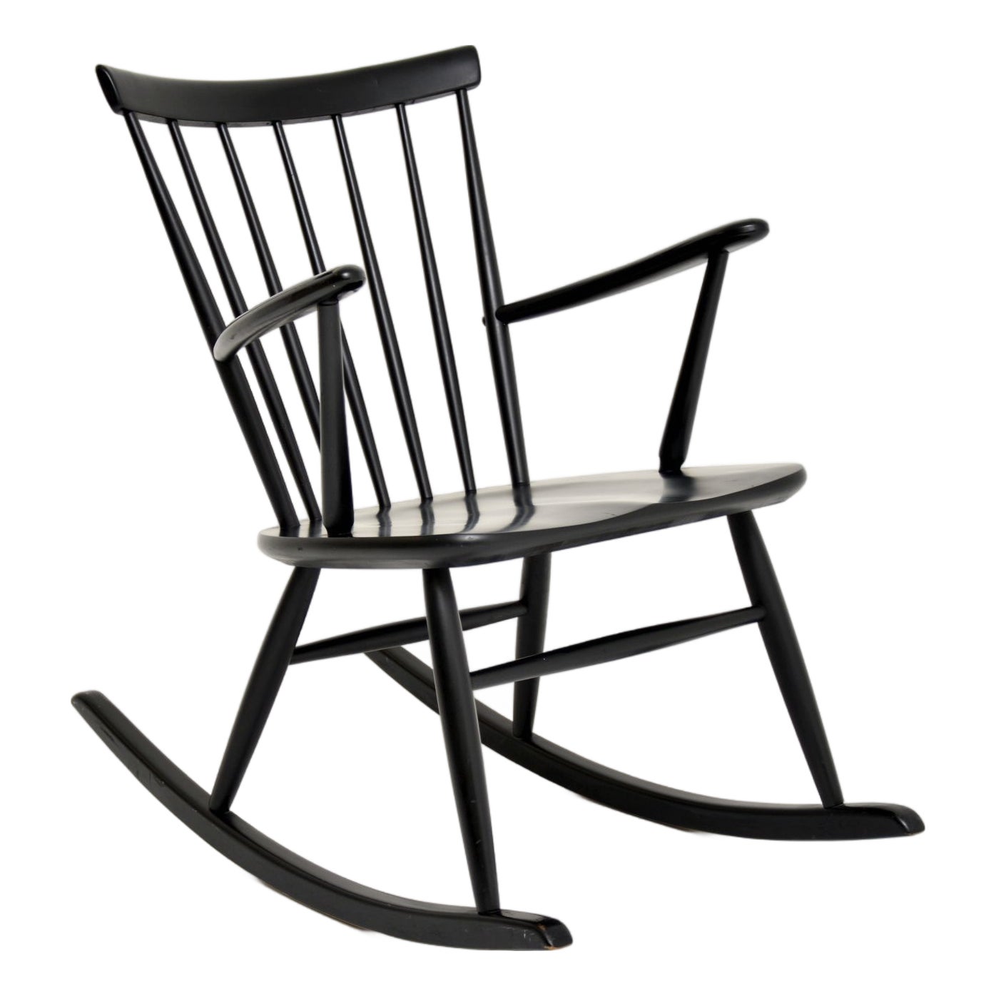 Swedish Rocking Chair by Roland Rainer for Hagafors, 1960s | Chairish