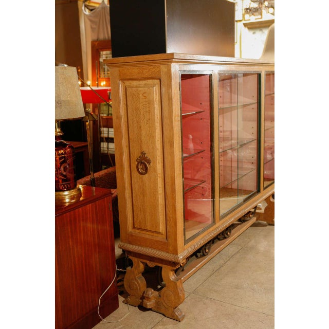 French Modern Display Cabinet | Chairish