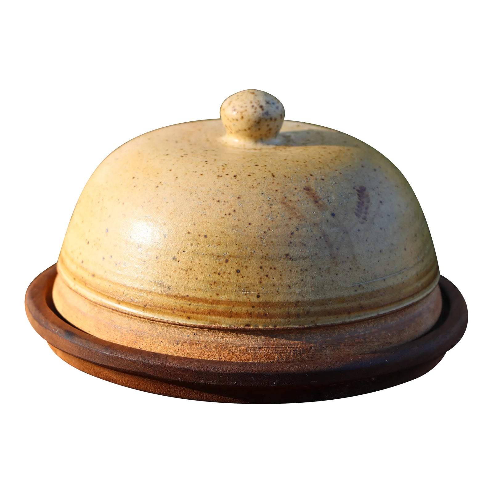 Vintage Studio Pottery Cheese Dome | Chairish