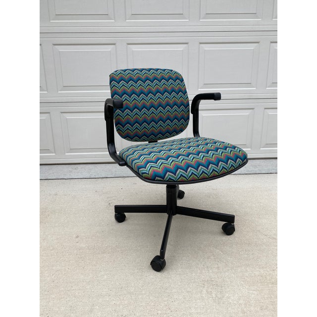 1980s Reupholstered Office Chair by Stylex, Inc. In Mid-Century Modern ...