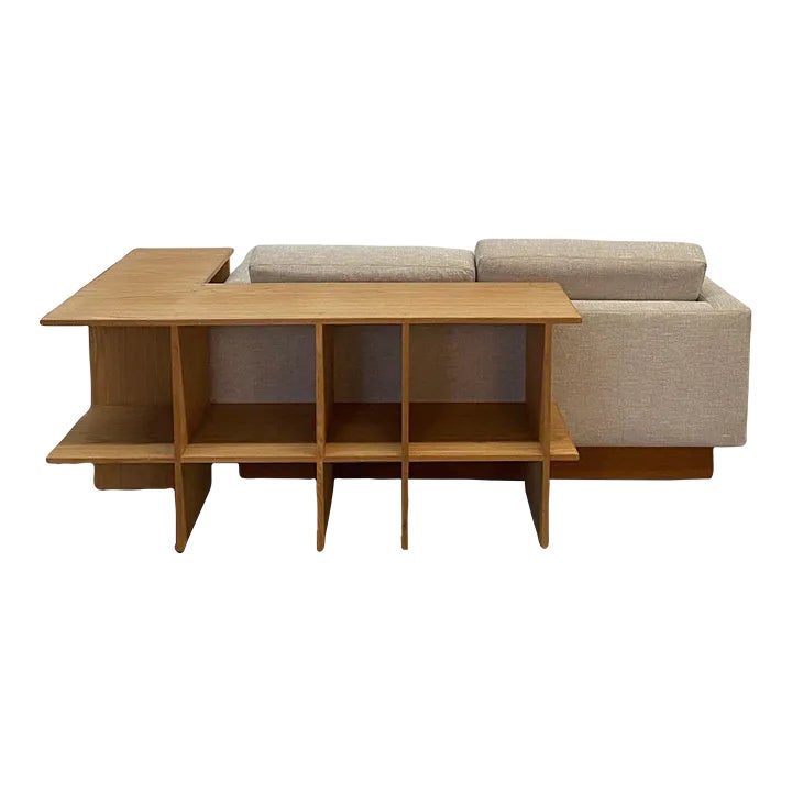 Custom Made Corner Sofa Bookcase | Chairish