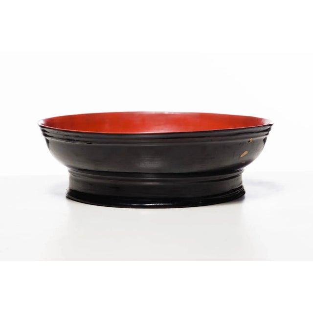 Vintage Burmese Lacquerware Bowl With Maker & Owner Marks | Chairish