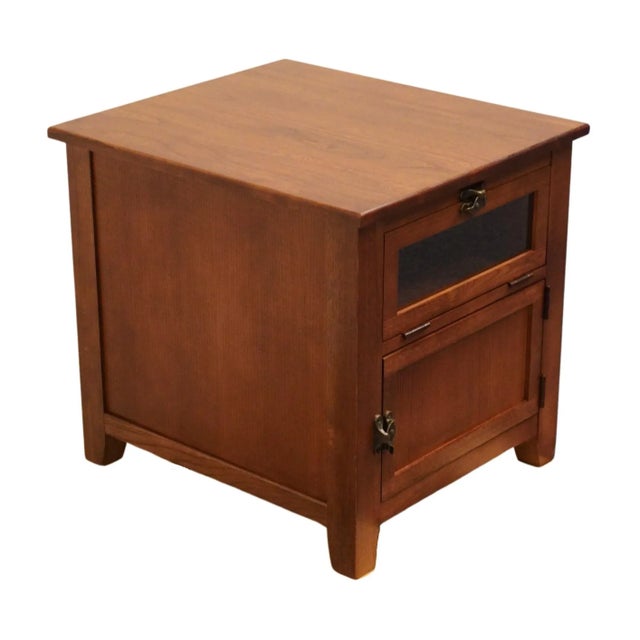 Peters Revington Solid Oak Contemporary Mission Style 22" Accent ...