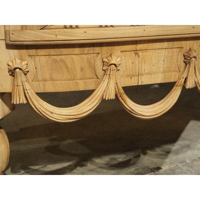 Circa 1870 Louis XVI Style Bleached Walnut Drapery Swag Commode From ...