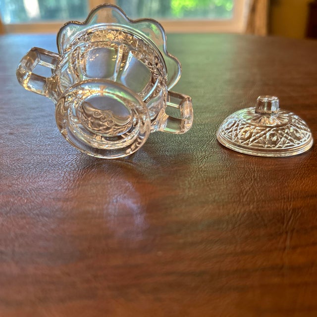 Vintage Mini Crystal Creamer | Chairish