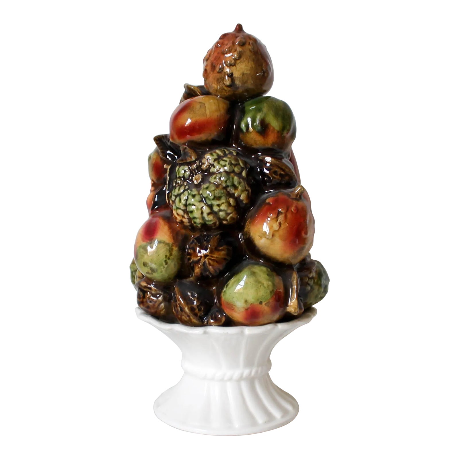 Vintage Gourd and Nut Topiary | Chairish