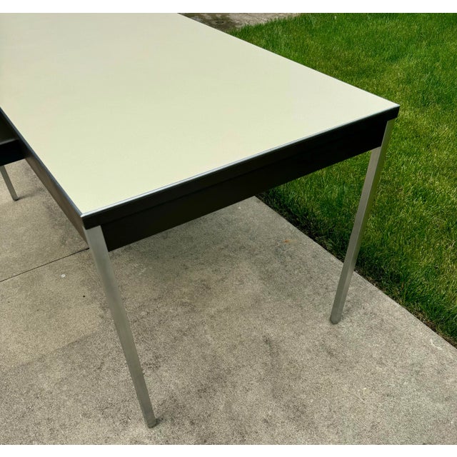 1980s Vintage Steelcase Modern Desk | Chairish