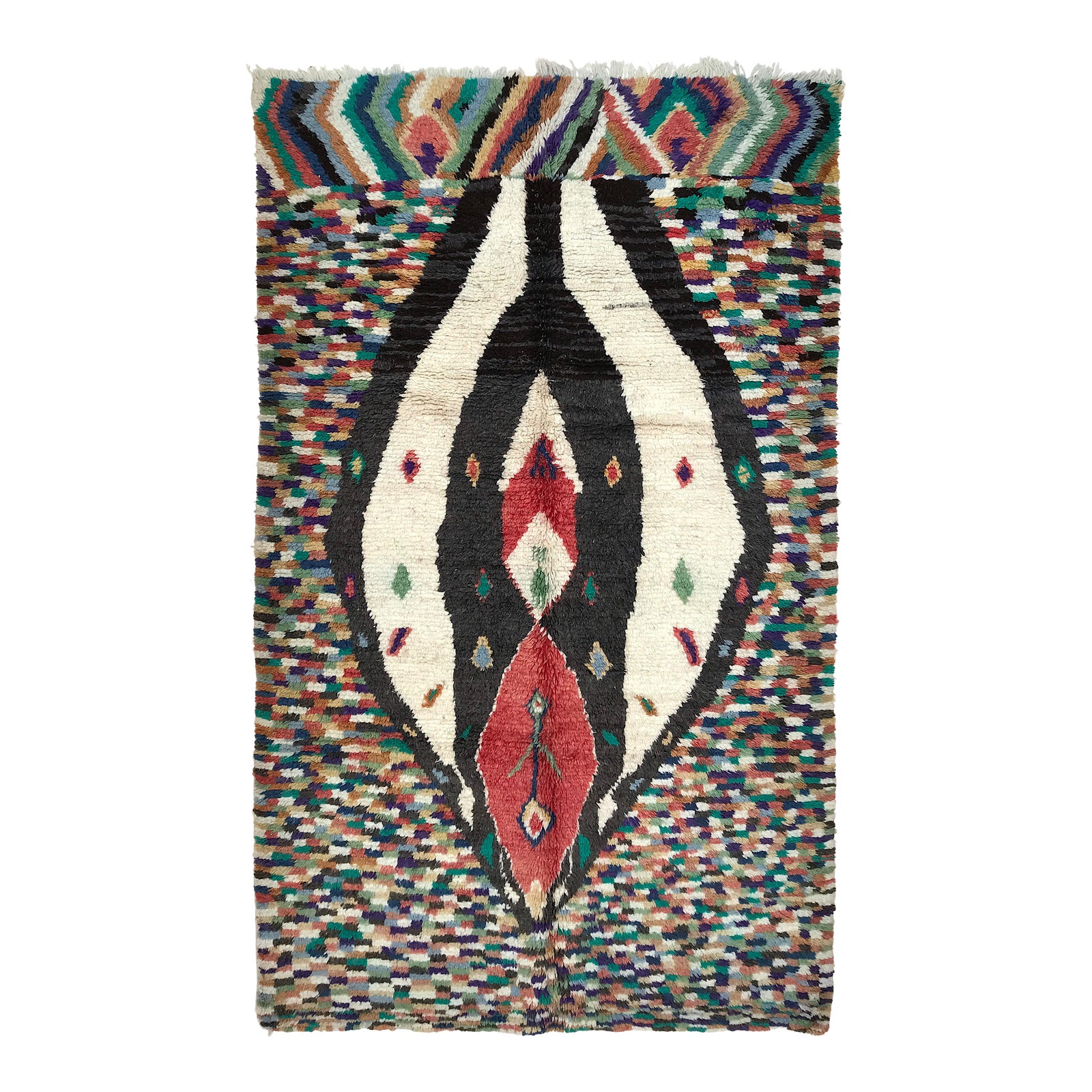 Vintage Berber Handmade Rug | Chairish