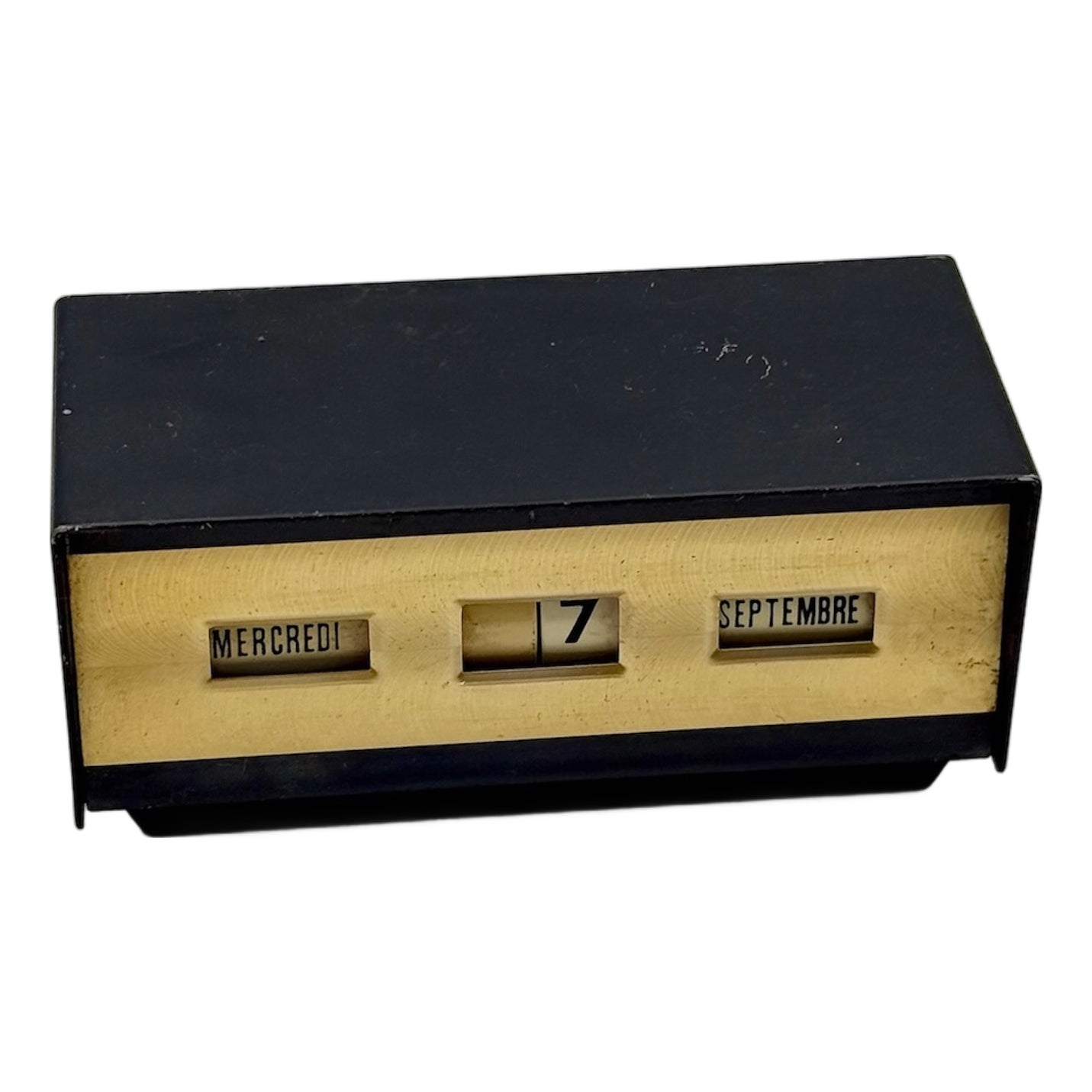 Vintage Spanish Perpetual Desk Calendar by Maor, 1970s | Chairish