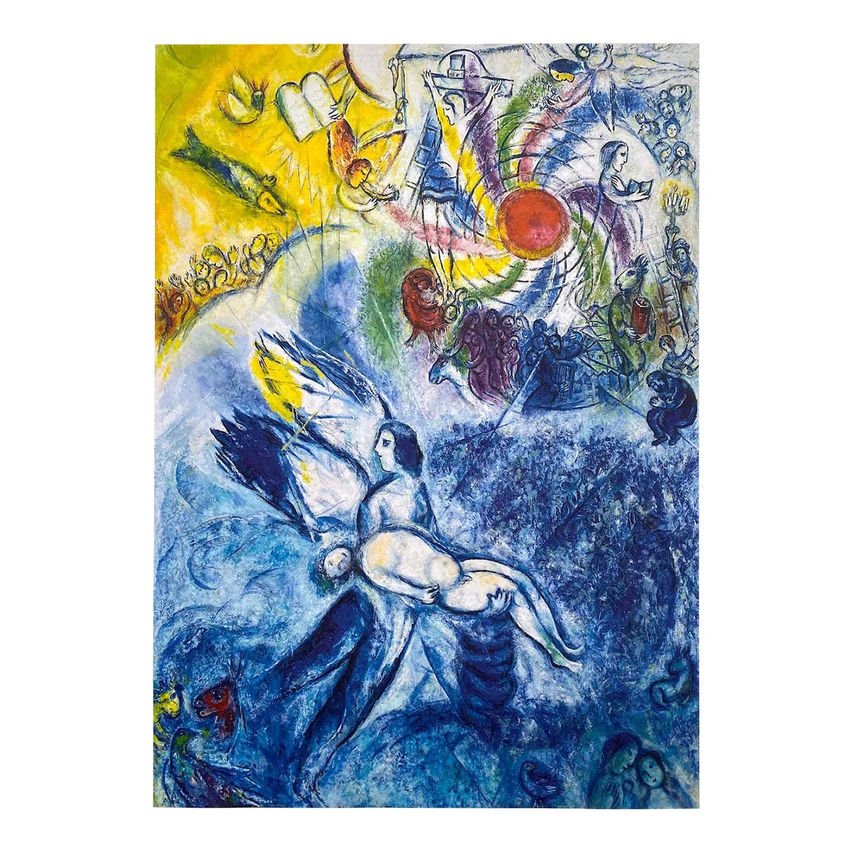 Marc Chagall Expressionist Offset Lithograph Print French Museum Poster ...