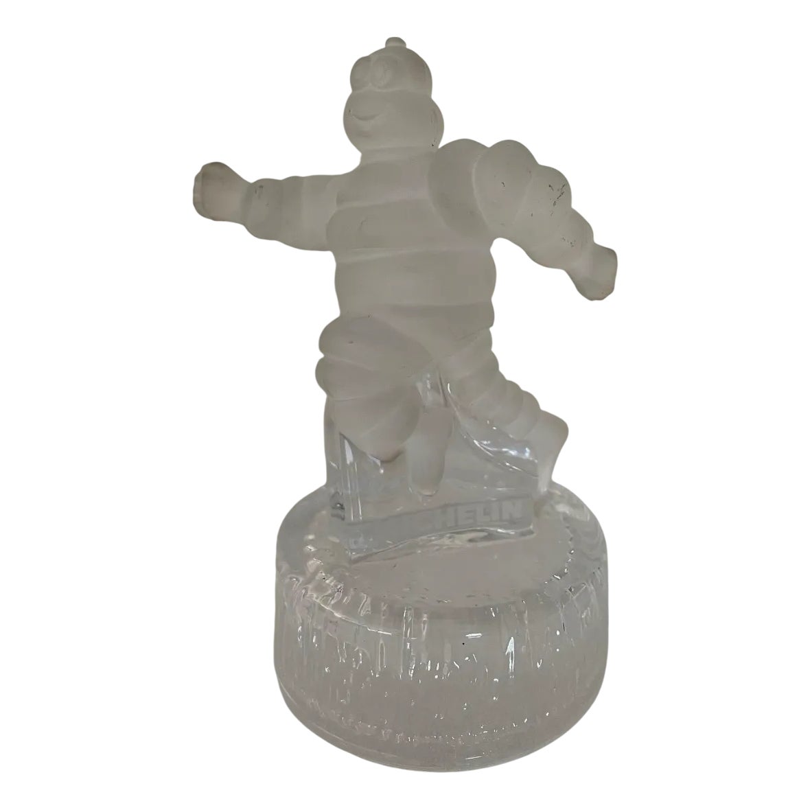 Michelin Figurine in Crystal, 1980s | Chairish