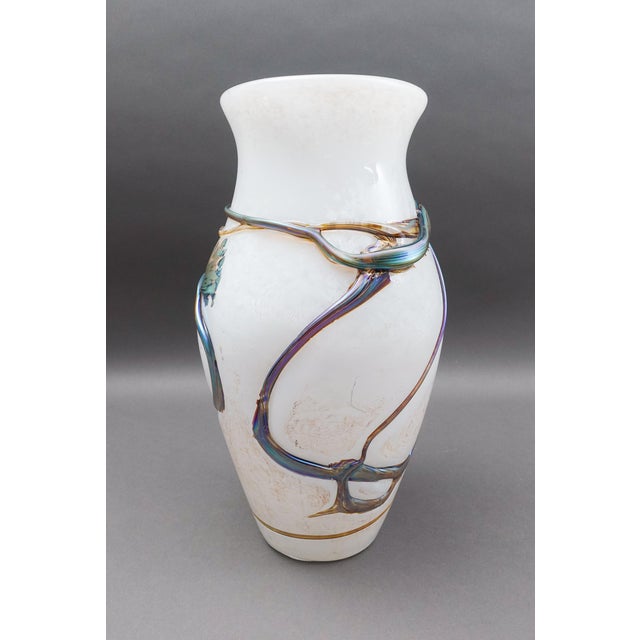 Late 20th Century Marcel Saba France Signed Vintage Iridescent Art ...