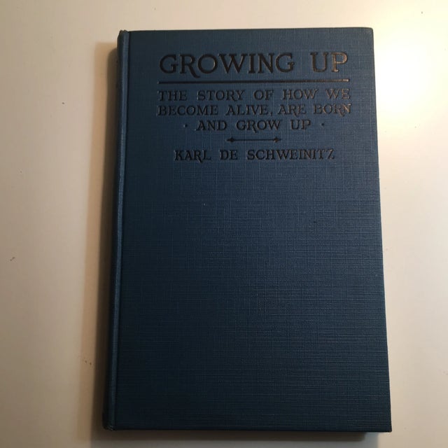 'Growing Up' Vintage Book | Chairish