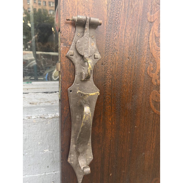 Original 1920's Carved Spanish Style Door With Hardware and Speakeasy ...