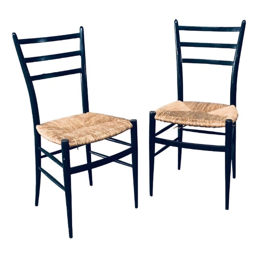 Mid-Century Modern Spinetto Chairs by Chiavari, Italy, 1950s, Set of 2 ...