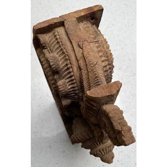 18th Century Antique Hardwood Indian Temple / Chariot Architectural ...