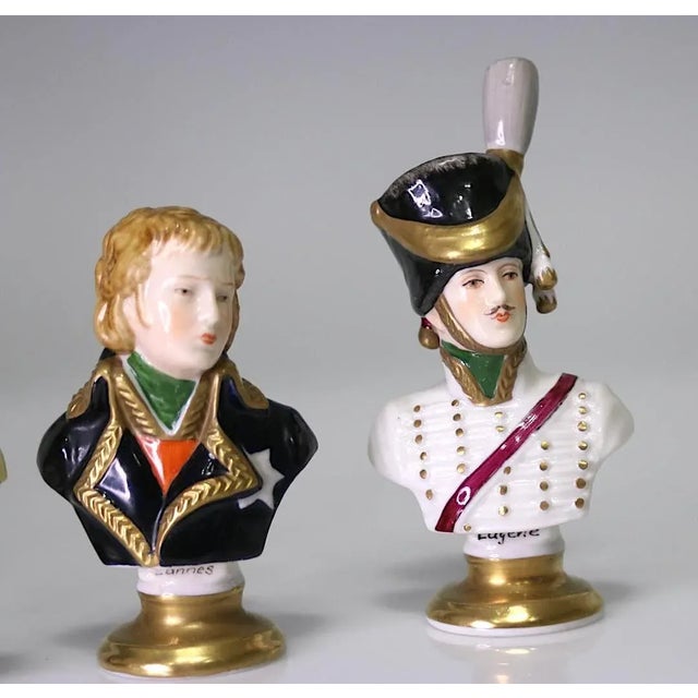 Porcelain Busts of Napoleon & His Generals by Rudolph Kammer, Germany ...