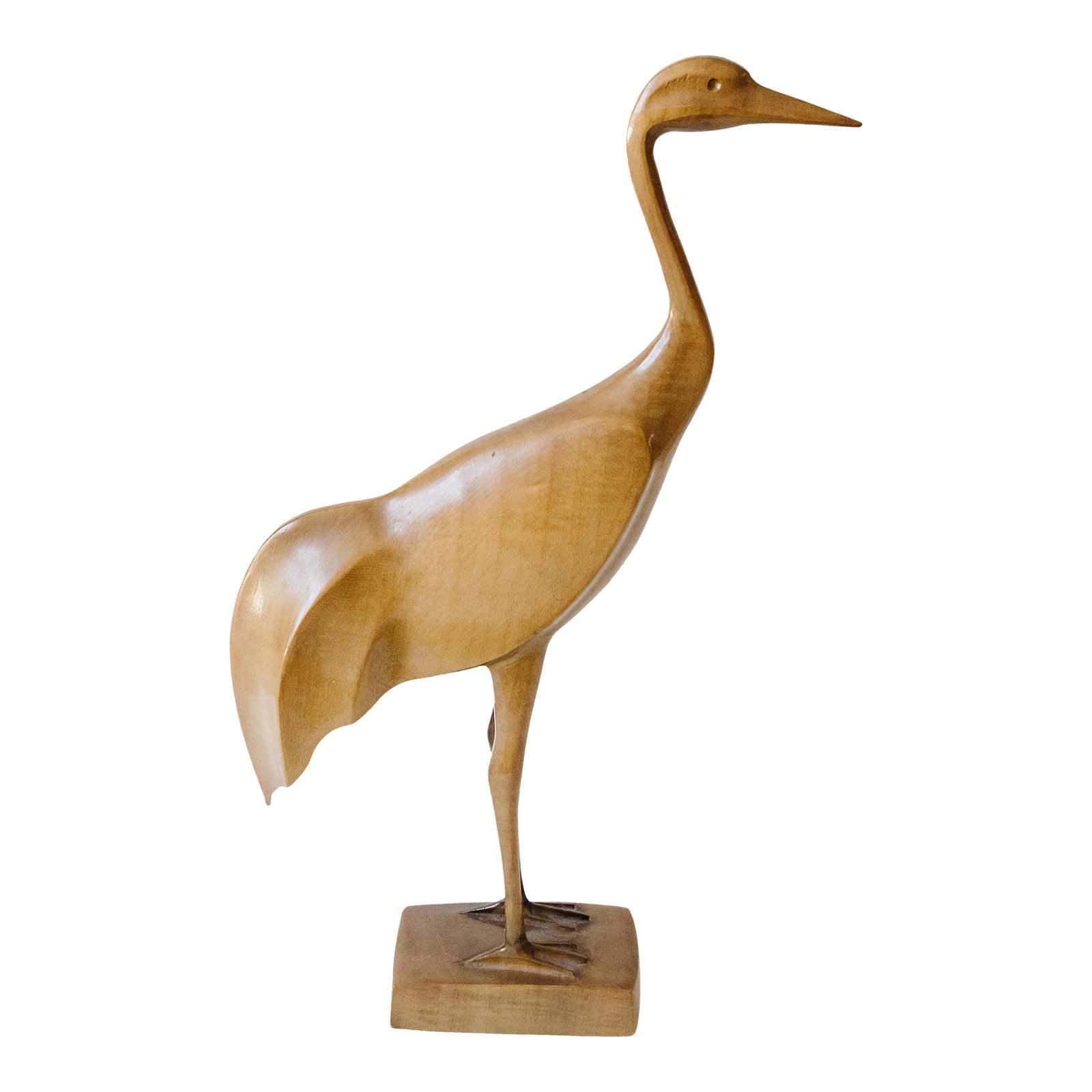 Mid 20th Century Modern Wood Bird Sculpture by Karl Schäfer | Chairish