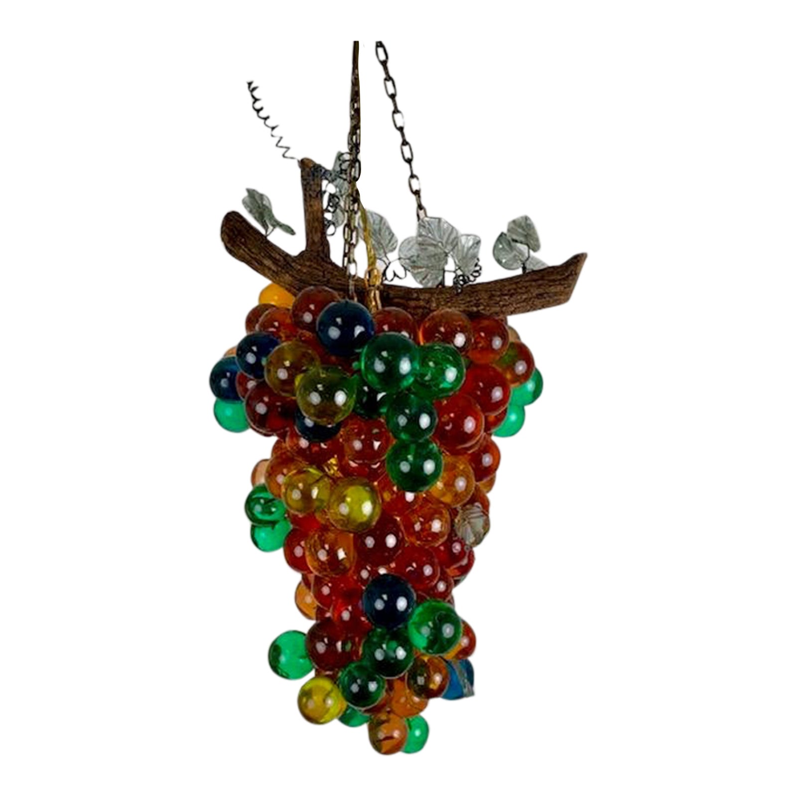 Mid Century Grape Pendant Light Fixture Circa 1950s | Chairish