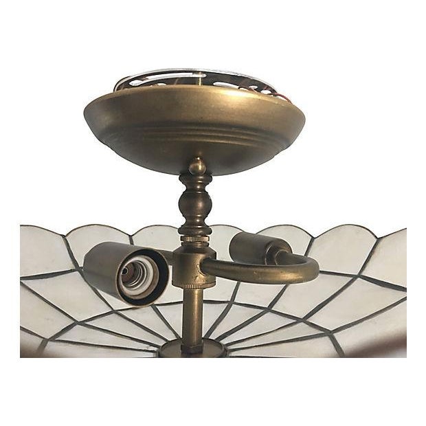 Capiz Shell Ceiling Light | Chairish