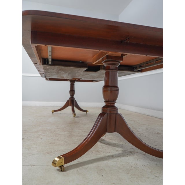 Kindel Duncan Phyfe Mahogany Dining Room Table | Chairish