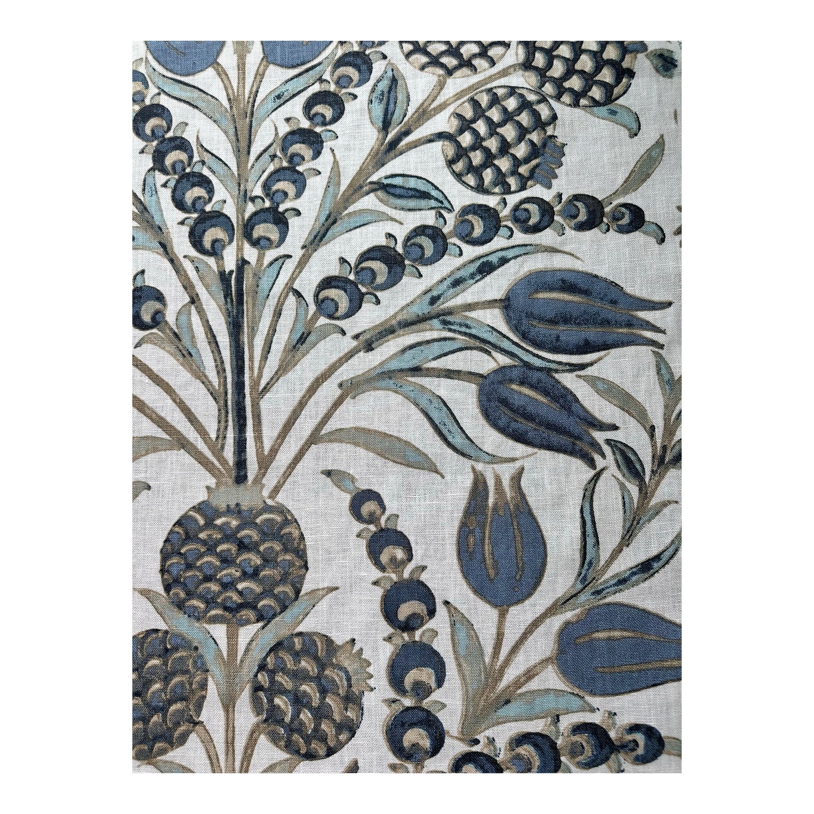 Thibaut F972602 Corneila Aqua and Blue Fabric 7 1/2 Yards | Chairish