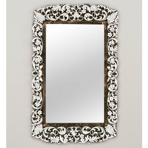 Rectangular Hand Cut Mirror | Chairish
