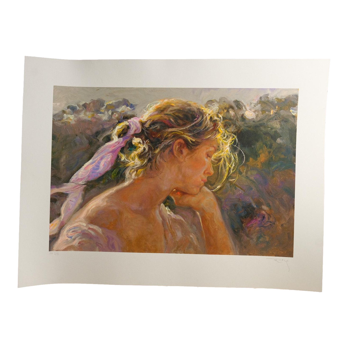 1990s “Armonia” by Jose Royo – Hand-Signed Printer’s Proof Serigraph ...