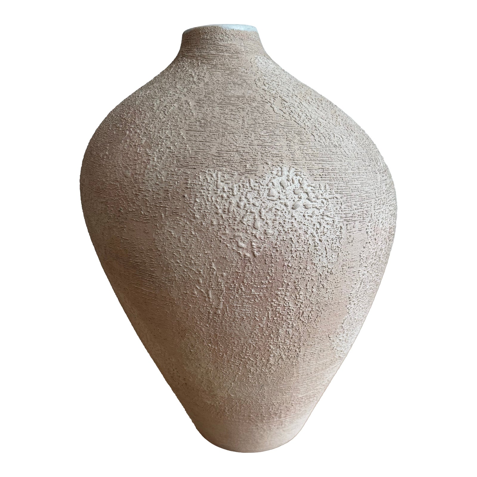 Large Vintage Haeger Organic Modern Textured Ceramic Vase | American ...