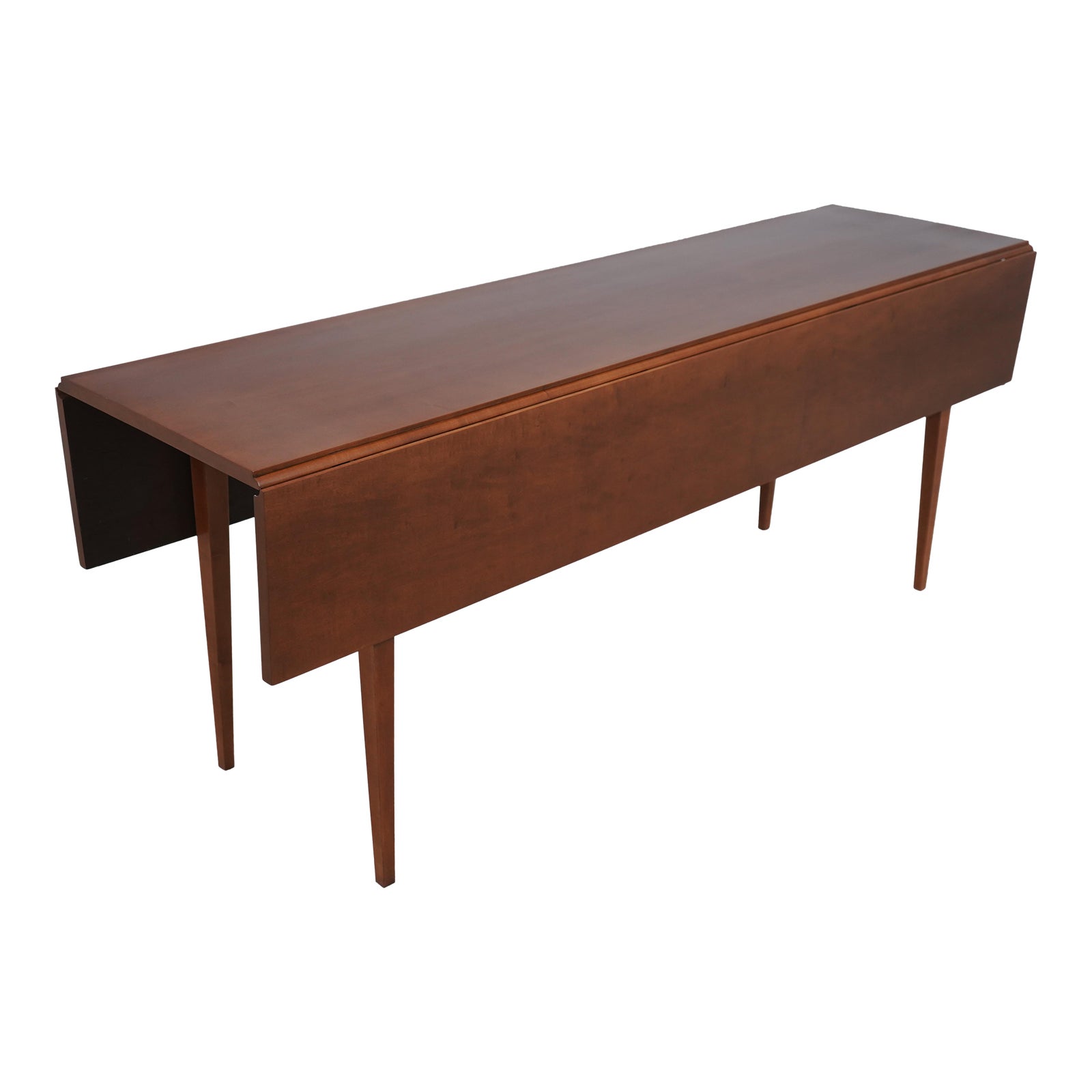 Eldred Wheeler Country Maple Dropleaf Dining Room Table | Chairish