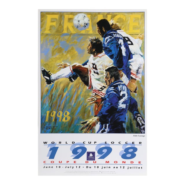 World Cup - France, Aldo Luongo Poster | Chairish