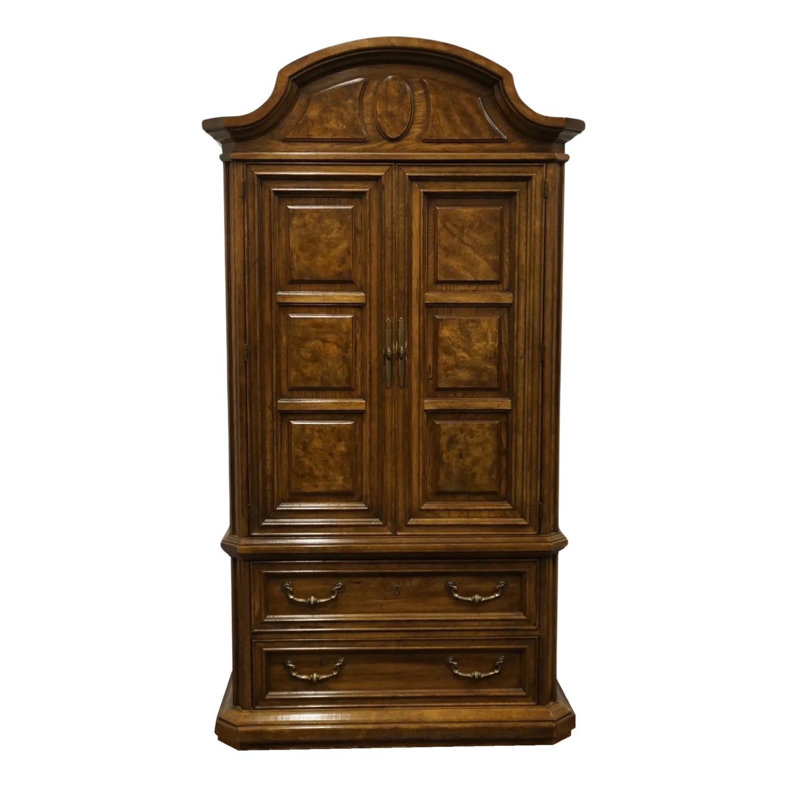 American of Martinsville Solid Walnut Italian Mediterranean 42″ Bonnet ...
