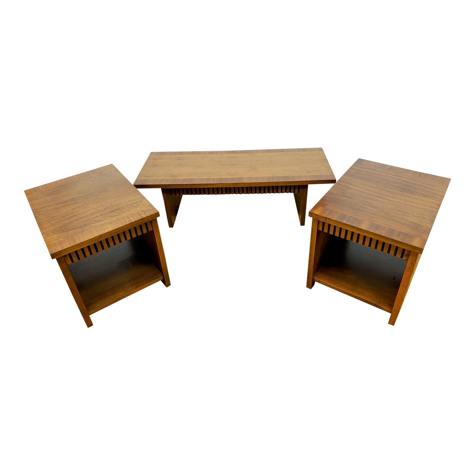 Vintage 1970 Lane Alta Vista Walnut End Tables & Coffee Table - Set of 3 | Chairish