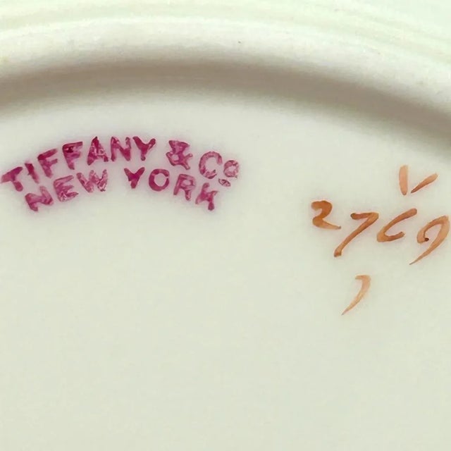 1970s Vintage Cauldon Translucent China for Tiffany & Co. White with ...