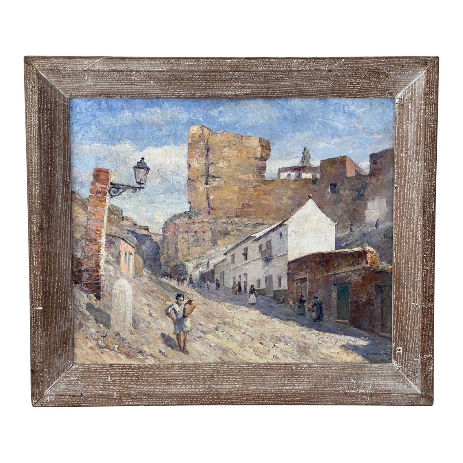 Wells Moses Sawyer 1863-1961 Spanish Costa Del Sol Mediterranean Port ...