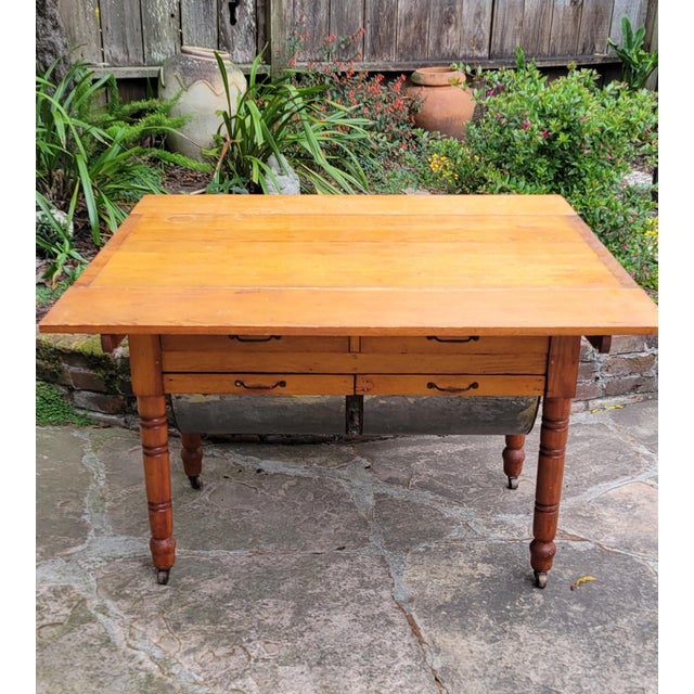 1900s Antique Bin Table | Chairish