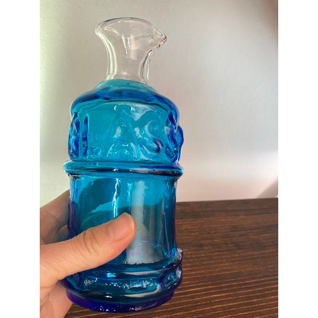 Hand Blown Ryukyu Blue Glass Art Object – Okinawa Japan | Chairish