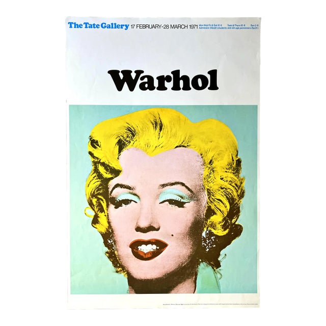 Andy Warhol Shot Sage Blue Marilyn Original 1971 the Tate Gallery ...