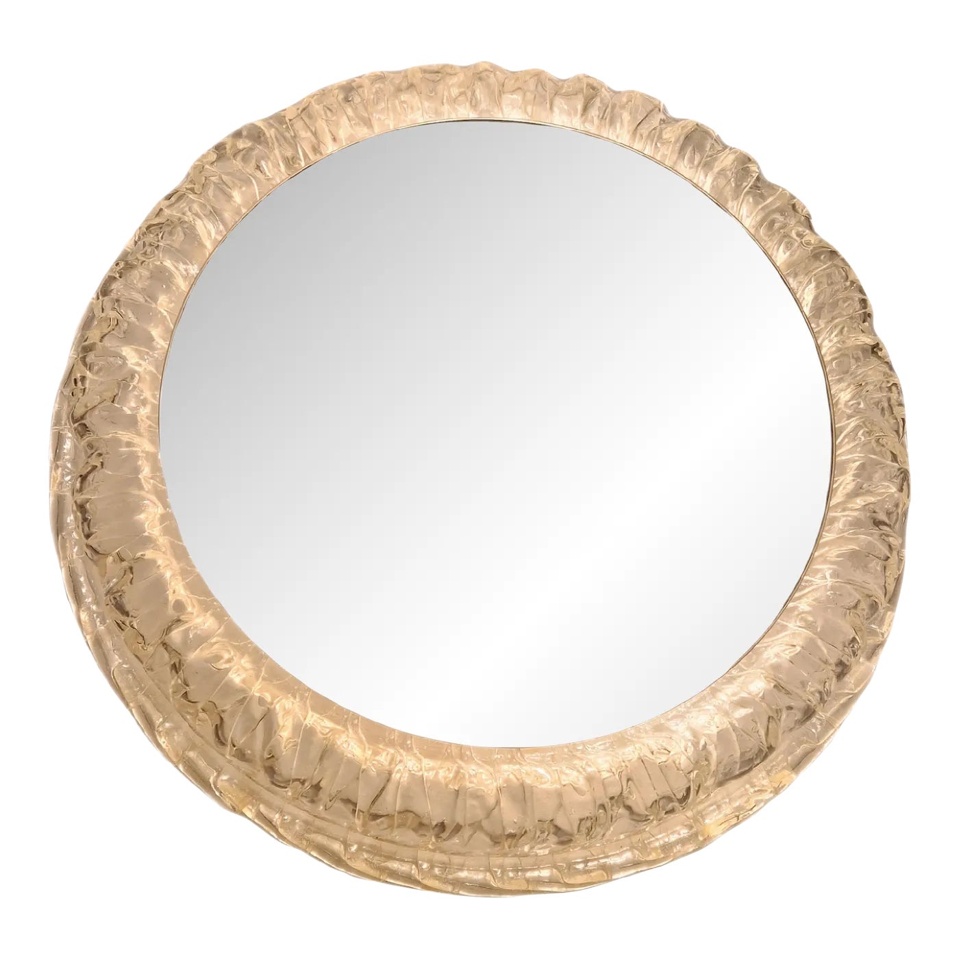 1970s Illuminated Acrylic Wall Mirror With Ice Berg Looking Frame ...