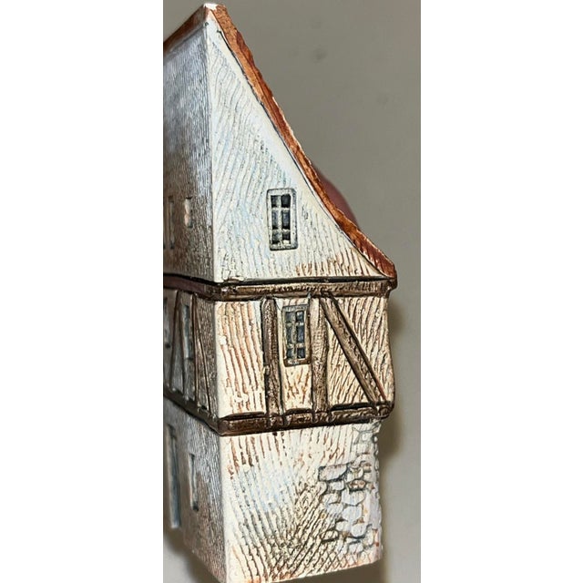 Late 20th Century Gault #731 Hand Painted Miniature 2 Story Slant Roof ...