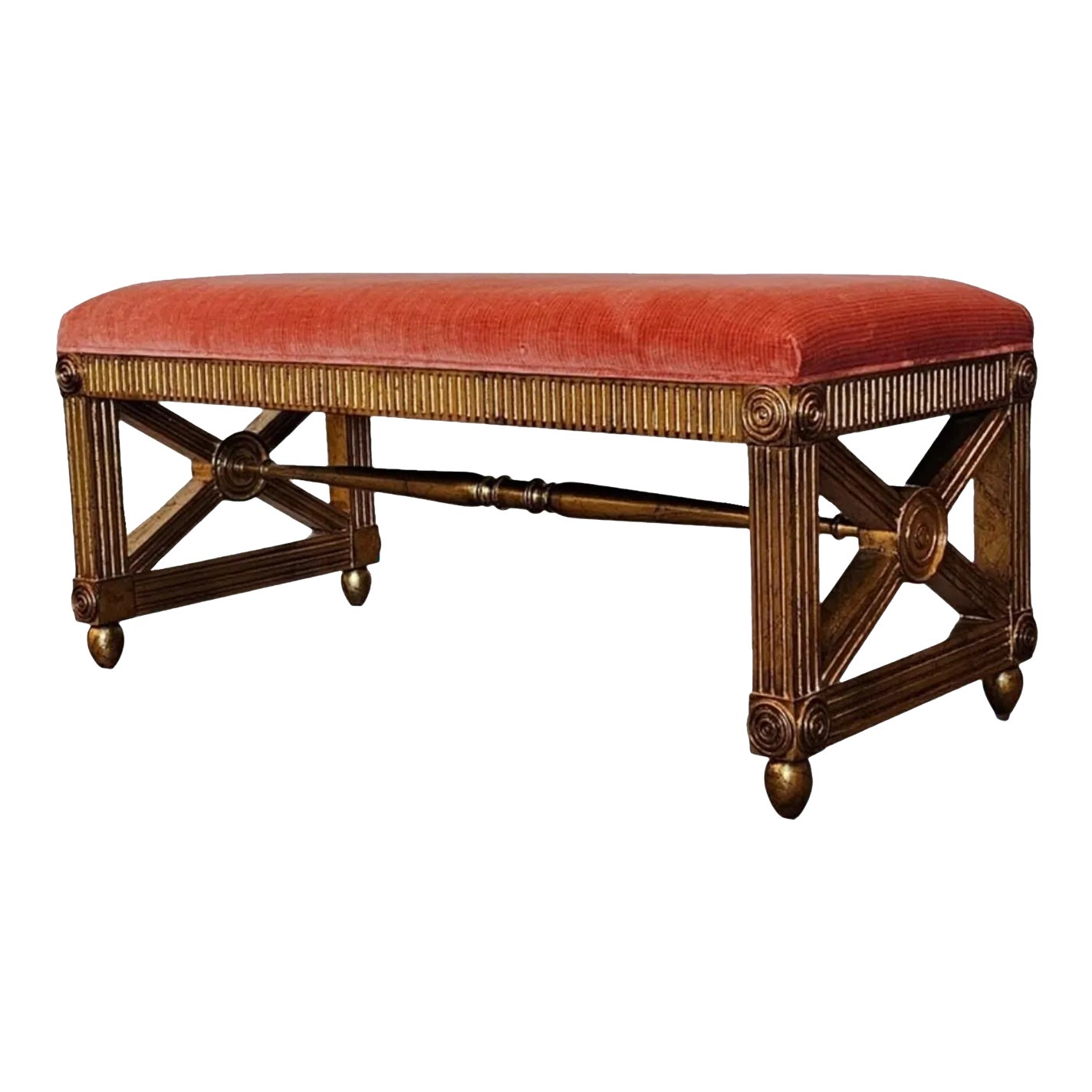Theodore Alexander Neoclassical Gregory Bench | Chairish