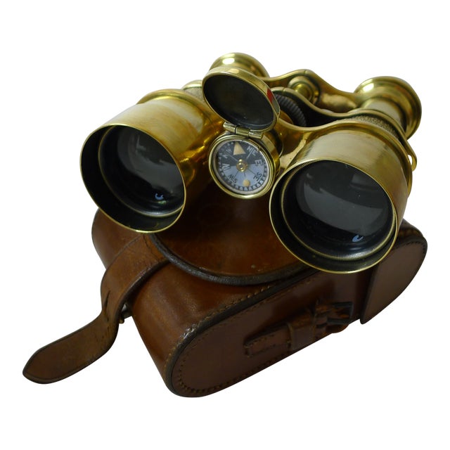 Antique English Field Glasses / Binoculars by Lawrence and Mayo - With ...