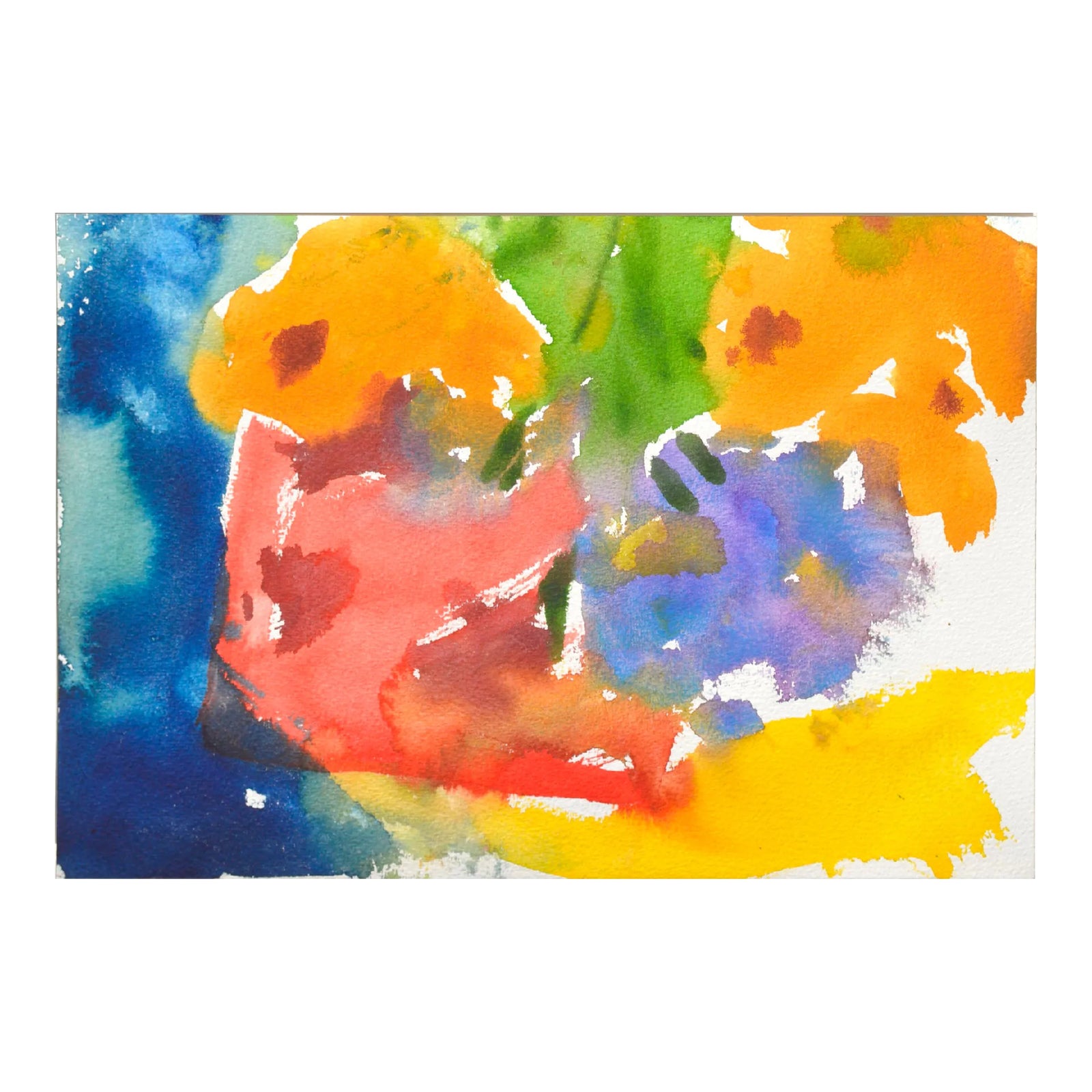 Fields of Color Abstract by Les Anderson | Chairish