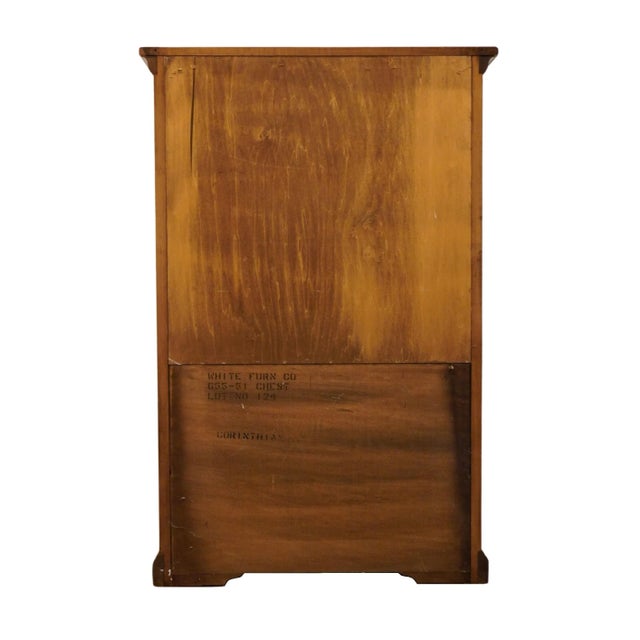 White of Mebane Corinthian Collection Grecian European Burled Walnut 40 ...