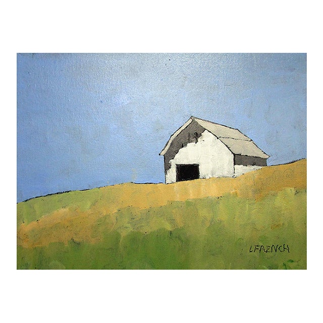 Ojai White Barn Art Lynne French California Landscape 9x12 Oil Painting ...