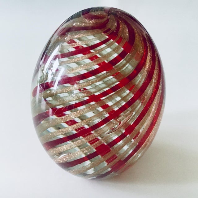 1970s Murano Italian Art Glass Paperweight, Italy | Chairish