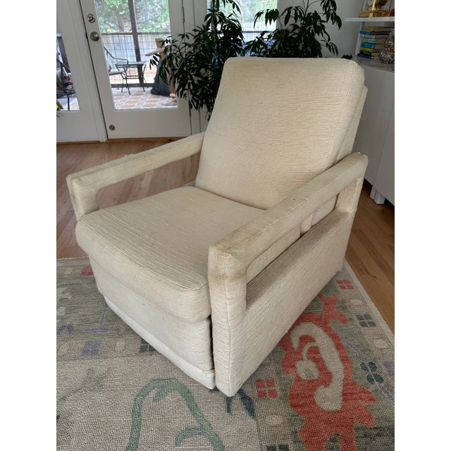 Mid 20th Century Parsons Style Vintage Recliner Lounge Chair Chairish