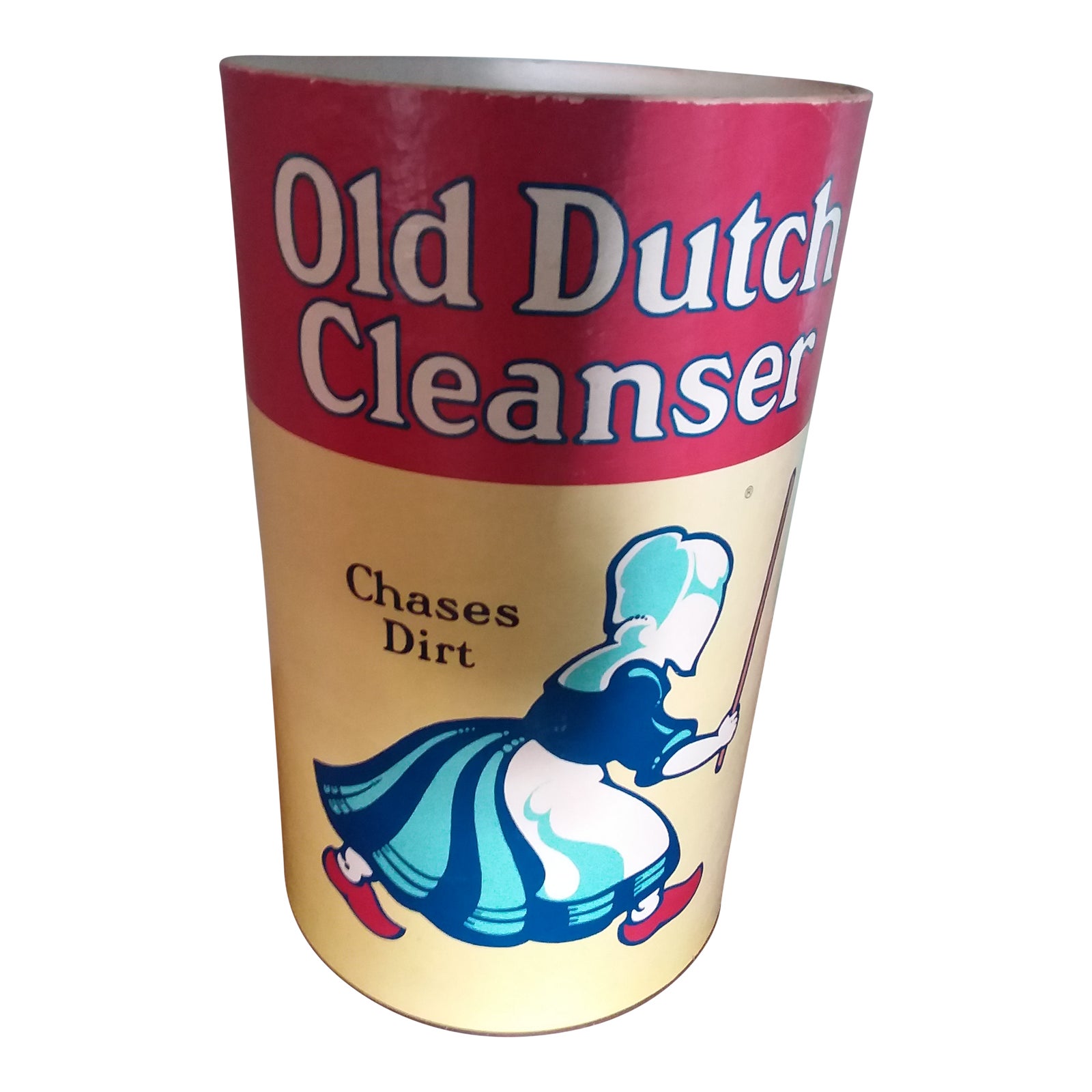 Oversized Vintage Advertising Store Display Can "Old Dutch Cleanser ...
